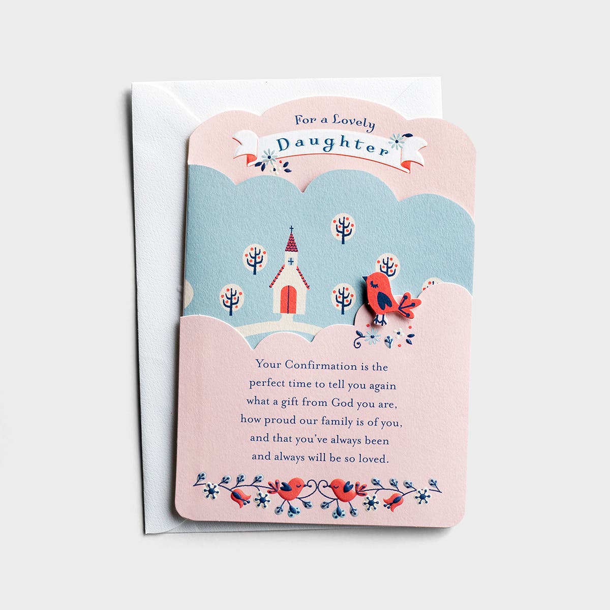 For A Lovely Daughter - Confirmation Card – The Cathedral Gift Shop