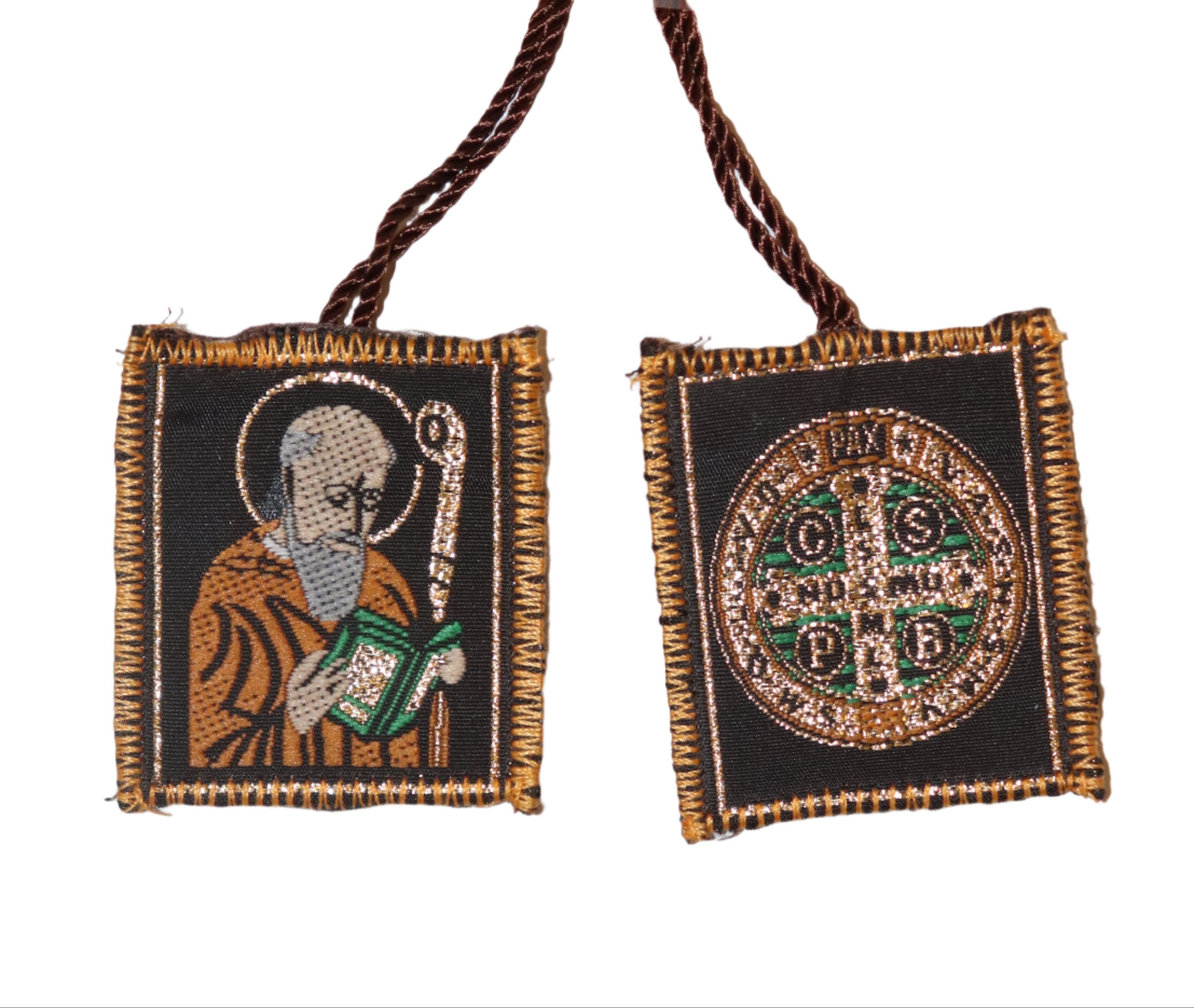 Large St. Benedict Cloth Scapular – The Cathedral Gift Shop