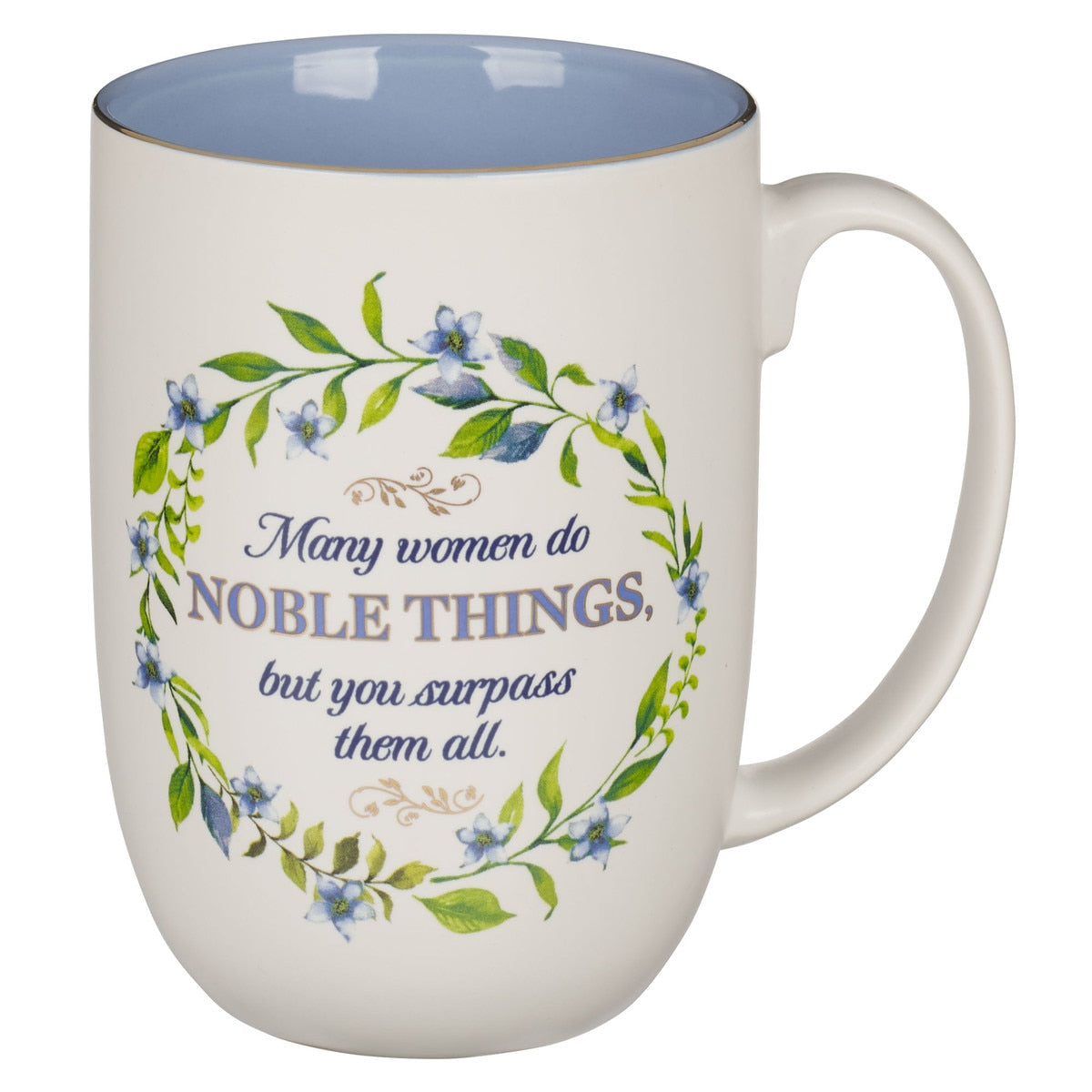 Noble Things White Ceramic Coffee Mug - Proverbs 31:29 – The Cathedral ...