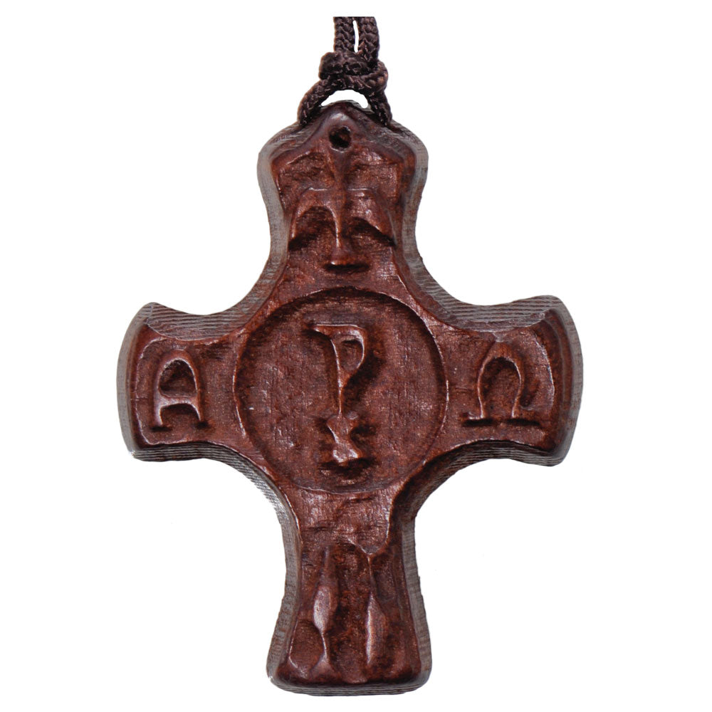 2" Necklace Wood PX Symbols – The Cathedral Gift Shop