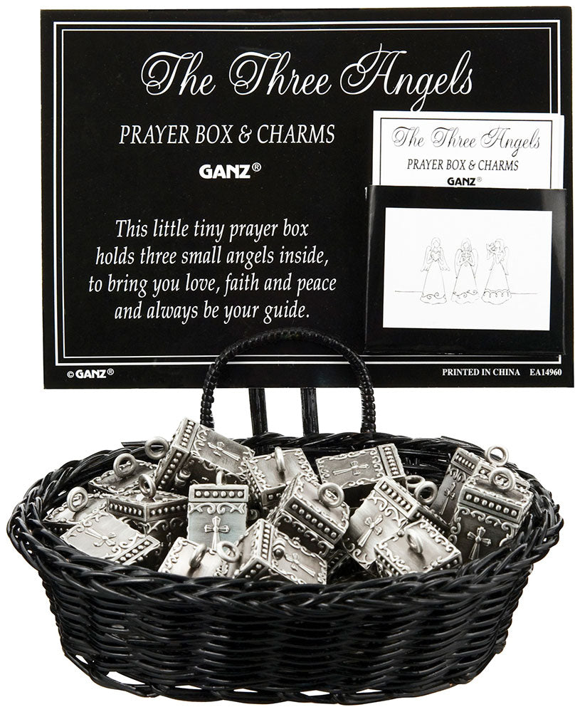 3 Angels Prayer Box/Charms – The Cathedral Gift Shop