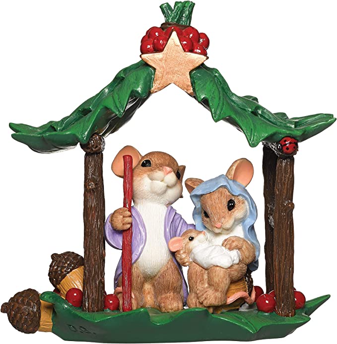5" Mouse Holy Family Nativity Figurine – The Cathedral Gift Shop