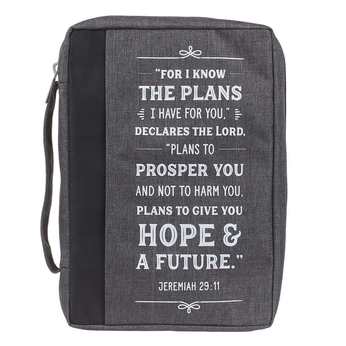 I Know the Plans Charcoal Value Bible Case - Jeremiah 29:11 – The ...